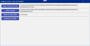 Handling Excel files in C# using NPOI 2.7.1 – LeafWindow