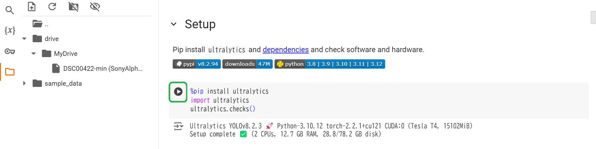 Google Colab での Ultralytics YOLO の使用 – LeafWindow